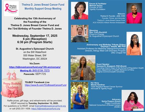 Celebrating The 13th Anniversary Of The Founding Of The Thelma D Jones