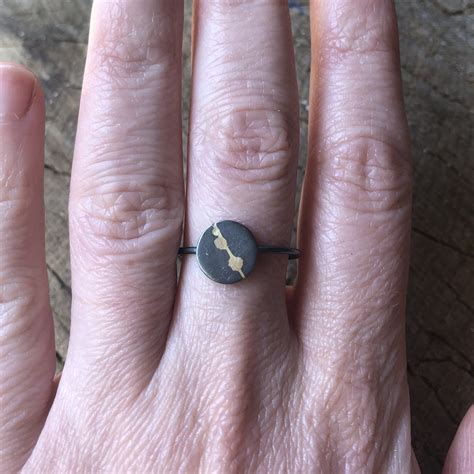 Kintsugi Ring Kintsugi Sterling Silver Rings Rings For Men