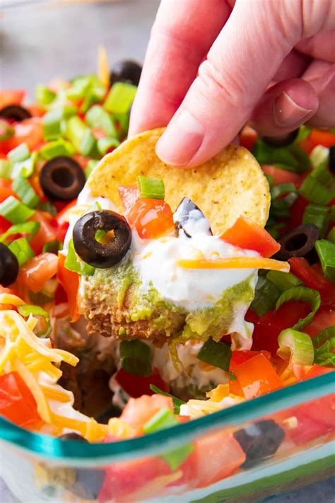 7 Layer Dip Beaming Baker