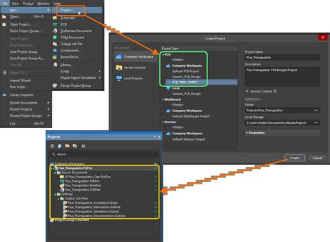 Creating A Project Template Altium Designer Technical Documentation