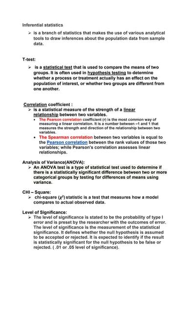 Inferential Statistics Pdf