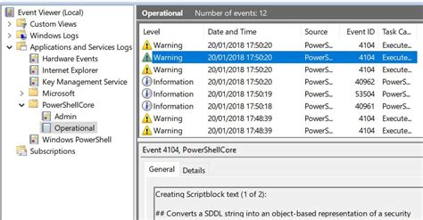 About Powershell Core 60 Logging