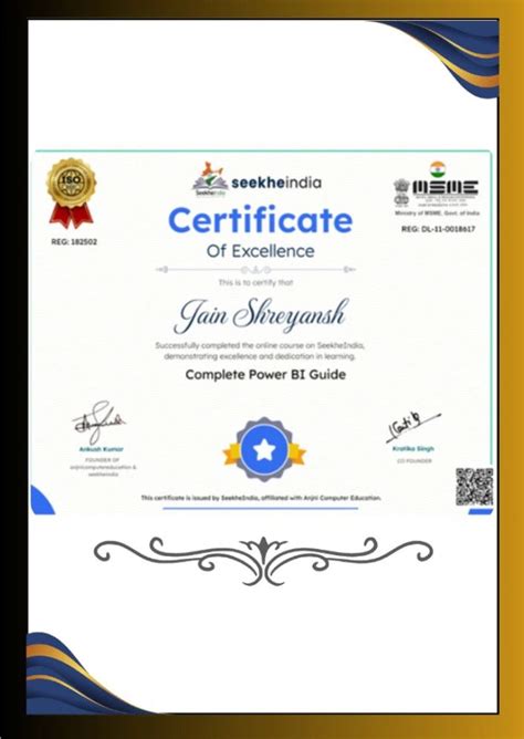 Shreyansh Jain On Linkedin Powerbi Dataanalytics Businessintelligence Msmecertified…