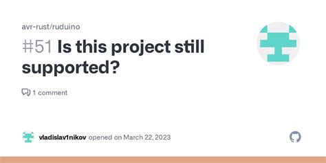 Is This Project Still Supported Issue 51 Avr Rust Ruduino GitHub