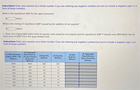 Solved The Data In Columns 1 And 2 In The Table Below Are