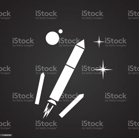 그래픽 및 웹 디자인 배경에 로켓 아이콘입니다 간단한 벡터 기호입니다 웹 사이트 버튼 또는 모바일 앱에 대 한 인터넷 개념 기호입니다 과학에 대한 스톡 벡터 아트 및 기타