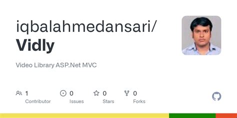 Github Iqbalahmedansarividly Video Library Aspnet Mvc