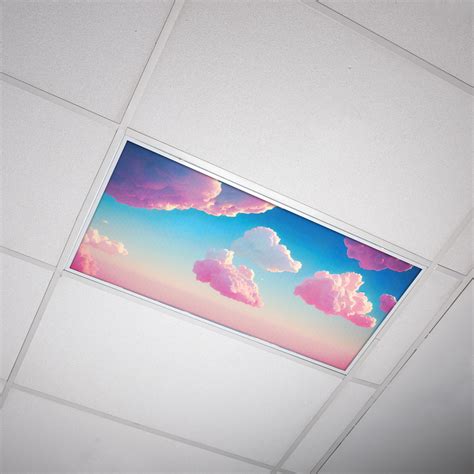 Get Dreamy With The Octo Lights Pink Cloud Fluorescent Light Cover Add Magic To Your Space