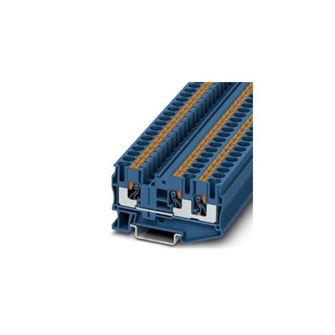 Feed Through Terminal Block 1000 V 41 A Push In Connection No Of Connections 3 Cross