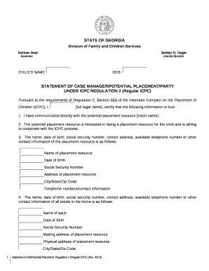 UNDER ICPC REGULATION Regular ICPC Doc Template PdfFiller