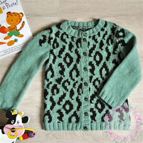 Кофточка для девочки Леопард ментоловый в интернет магазине на