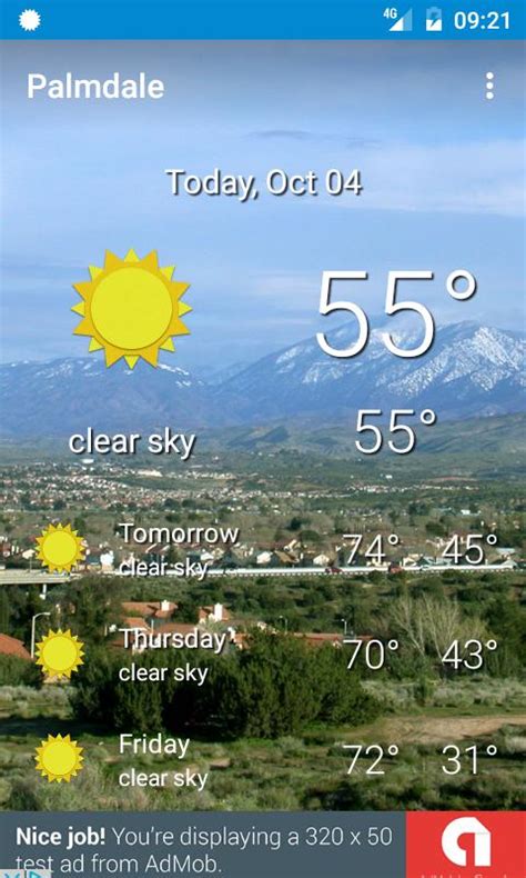 Palmdale California Weather Apk For Android Download