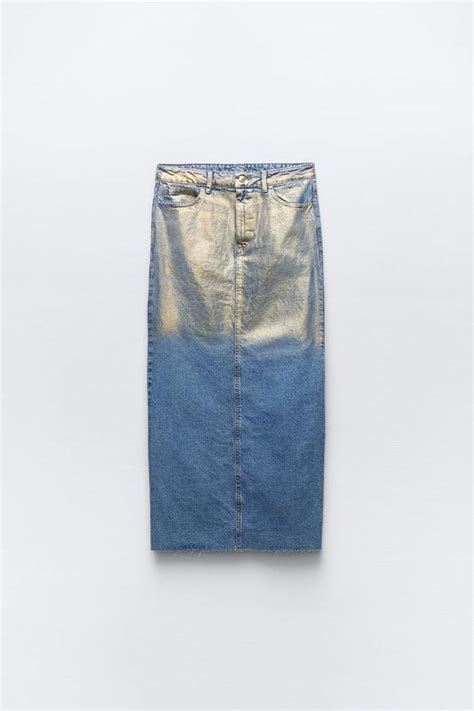 Юбка джинсовая Zara — цена 1160 грн в каталоге Миди юбки Купить женские вещи по доступной цене