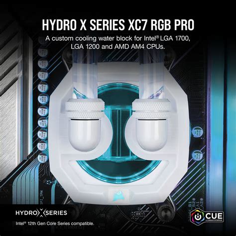 Block CPU Corsair Hydro X Series XC GB PRO AM White Nguyễn Công PC