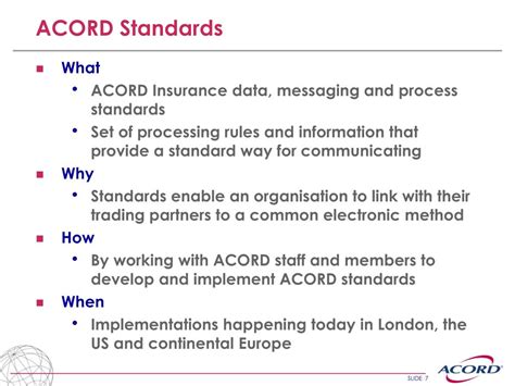 Ppt Acord Global Insurance Data Standards Powerpoint Presentation Free Download Id 6702206