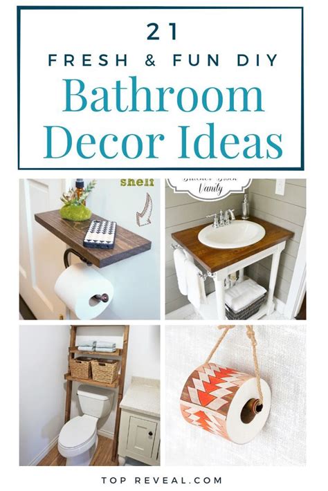 21 Fresh And Fun Diy Bathroom Decor Ideas Top Reveal Diy Bathroom