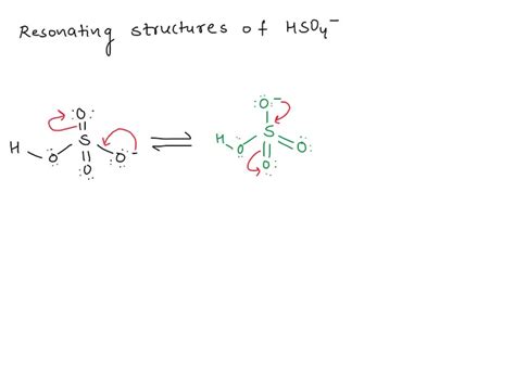 Solved Draw Four Reasonable Resonance Structures For The Following Ions A Hso4 Hint