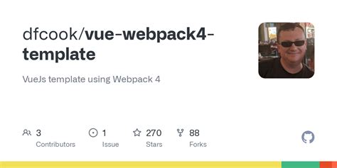 Github Dfcookvue Webpack4 Template Vuejs Template Using Webpack 4
