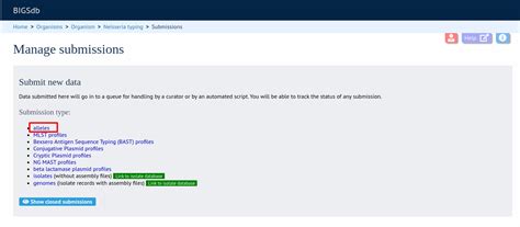 Submitting Data Using The Submission System — Bigsdb 1500 Documentation