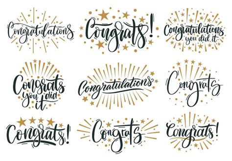 Congratulations  Vector Art Icons And Graphics For Free Download