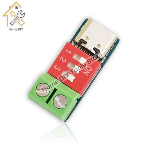 C 타입 PD QC 트리거 V V DC 가변 전압 전원 모듈 다이얼 조정 전압 고속 충전 디코이 모듈 측정 및 분석 장비