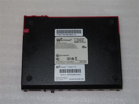 Watchguard Firebox T15 3 Port Gigabit Firewall Switch Ms1ae3 For Sale