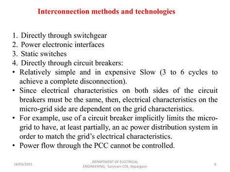 Interconnection Issue In Microgrid Pptx
