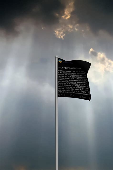 The Flag Of Why We Post About Flags Fuck You That S Why Vexillologycirclejerk