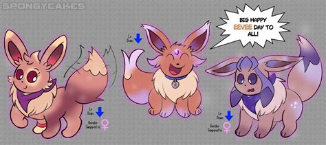Eevee Celebration [tf] By Spongecake14 On Deviantart