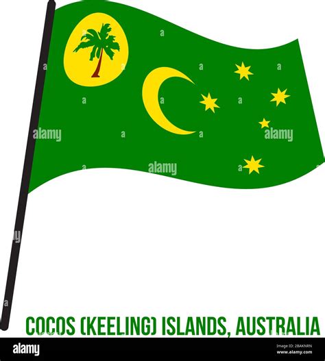 Flag Of The Cocos Keeling Islands Stock Vector Images Alamy