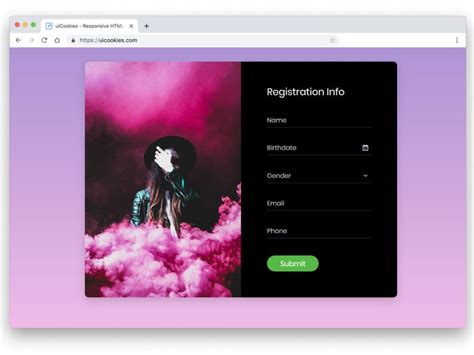 30 Most Beautiful Css Forms Designed By Top Designers In 2020 Form Design Html Form Design