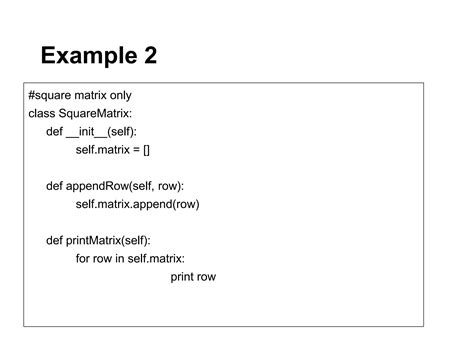 Python Object Oriented Programming Lab2 2 Ppt