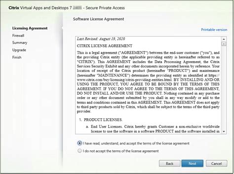 Upgrade Your Secure Private Access Installer Citrix Secure Private