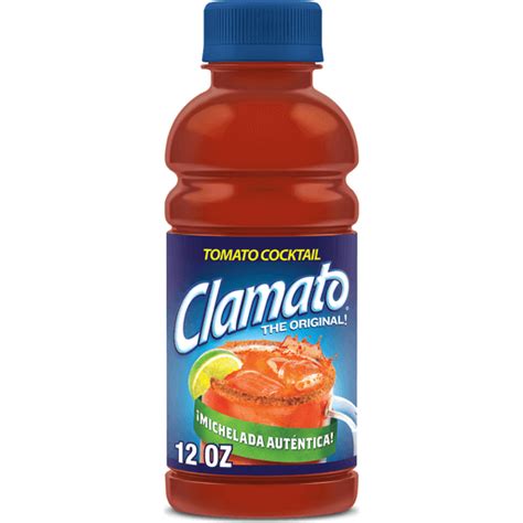 Clamato Original Tomato Cocktail 12 Fl Oz Bottle Beverages Sun Fresh