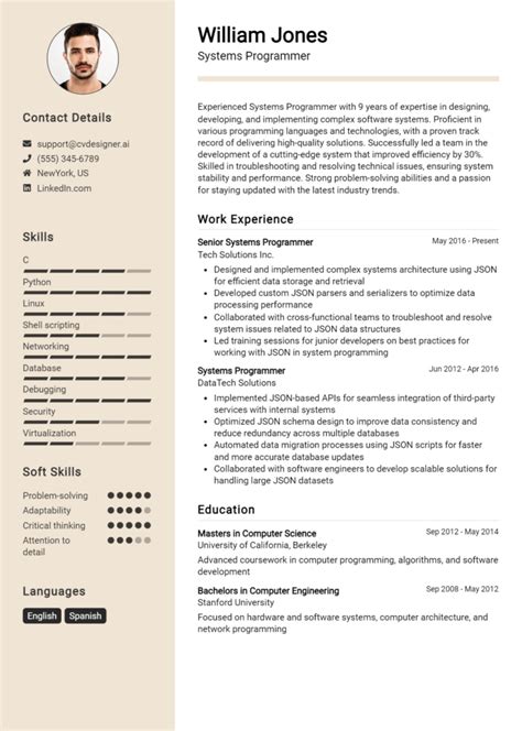 12 programmer resume examples for 2024 downloadable templates