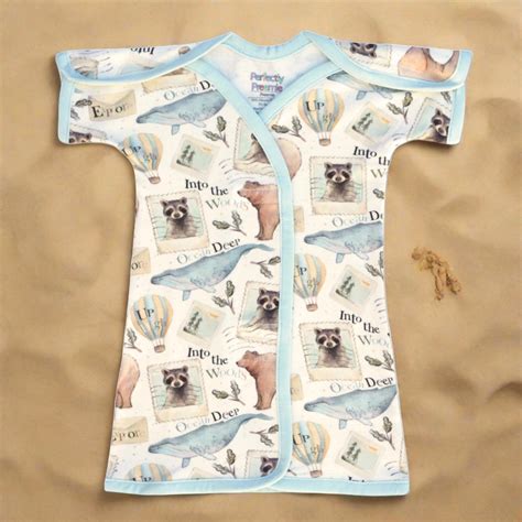 Adventure Bamboo Nicu Gown—nicu Friendly Preemie Clothes For Your