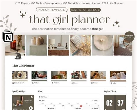 An Image Of A Girl Planner Page On The Webpage For Her Blog That Is Filled With Photos And Text