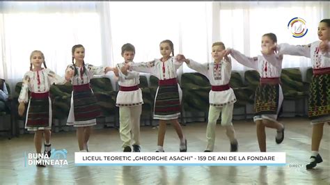 „bună Dimineața” Liceul Teoretic „gheorghe Asachi” 159 De Ani De La Fondare 🎉 By Tv Moldova1