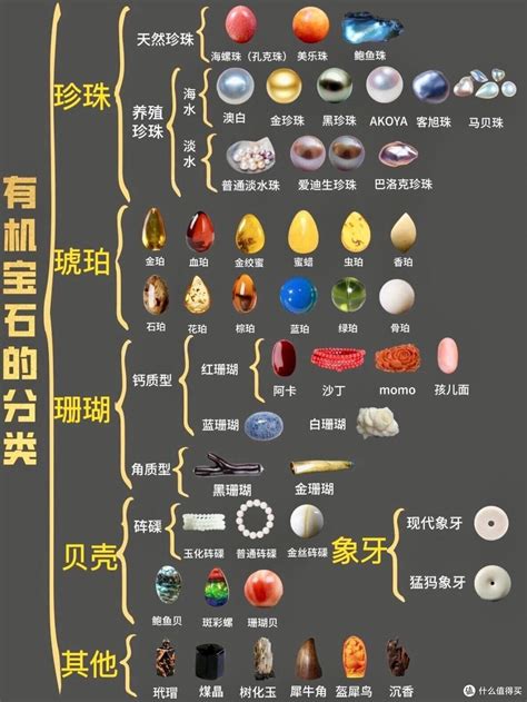 一图看懂各种宝石分类专业且系统的珠宝分类，这一篇足够了！ 珠宝首饰 什么值得买