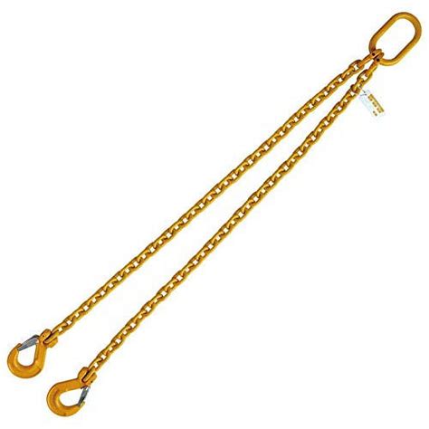 Grade 80 516x8 Chain Sling Double Leg With Sling Hooks 7800 Lbs