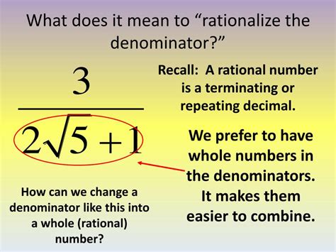 Ppt Rationalizing Radical Expressions Powerpoint Presentation Free Download Id 1891234