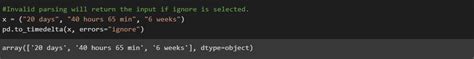 Pandas Totimedelta Convert Argument To Timedelta Askpython