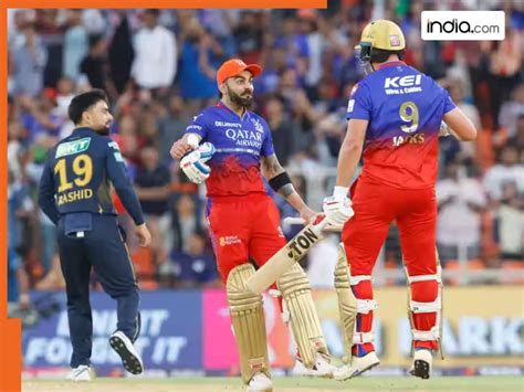 Ipl 2025 Rcb Vs Gt घर में सीजन की पहली टक्कर लेगी बेंगलुरु कोहली