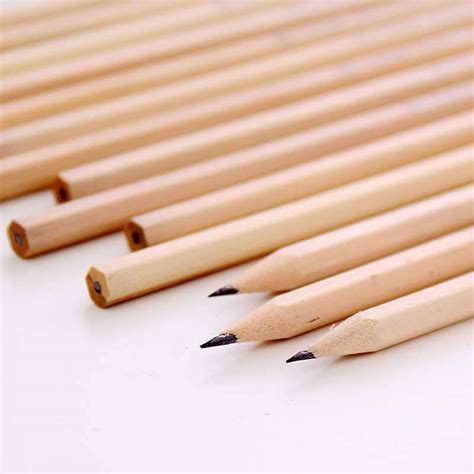 原木铅笔小学生练字笔写不断儿童hb铅笔办公绘画素描铅笔学习用品 阿里巴巴