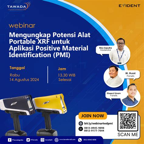 Webinar Mengungkap Potensi Alat Portable Xrf Untuk Aplikasi Positive Material Identification Pmi