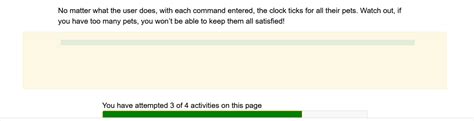 A Tamagotchi Game Activity Tamogotchi Does Not Appear On
