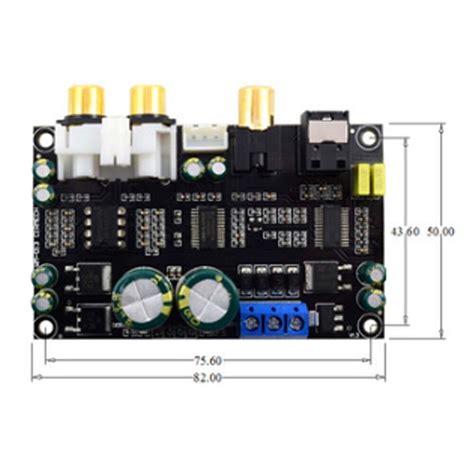 Cs8416 Cs4398 24bit 192khz Optical Fiber Coaxial Decode Board Dac Decoder Hq Ebay