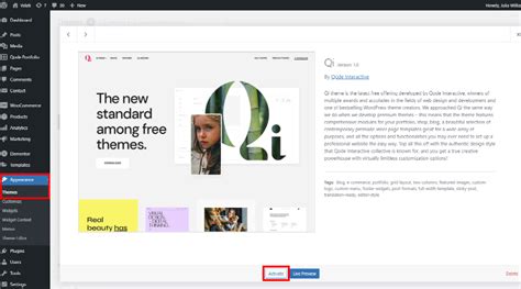How To Install A WordPress Theme Using Two Methods WPKlik