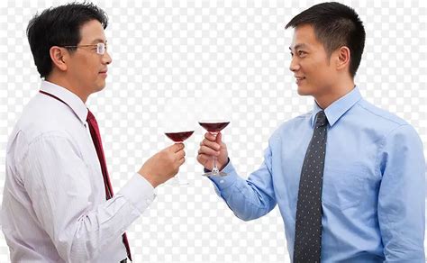 敬酒的两个人PNG图片素材下载 图片编号9531316 PNG素材网