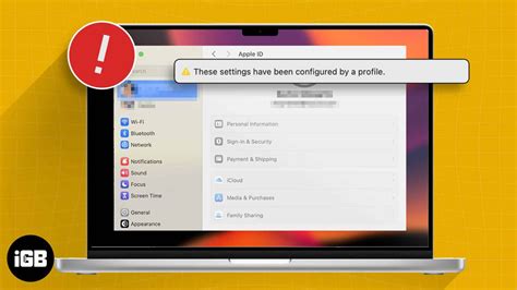 Fix These Settings Have Been Configured By A Profile In MacOS